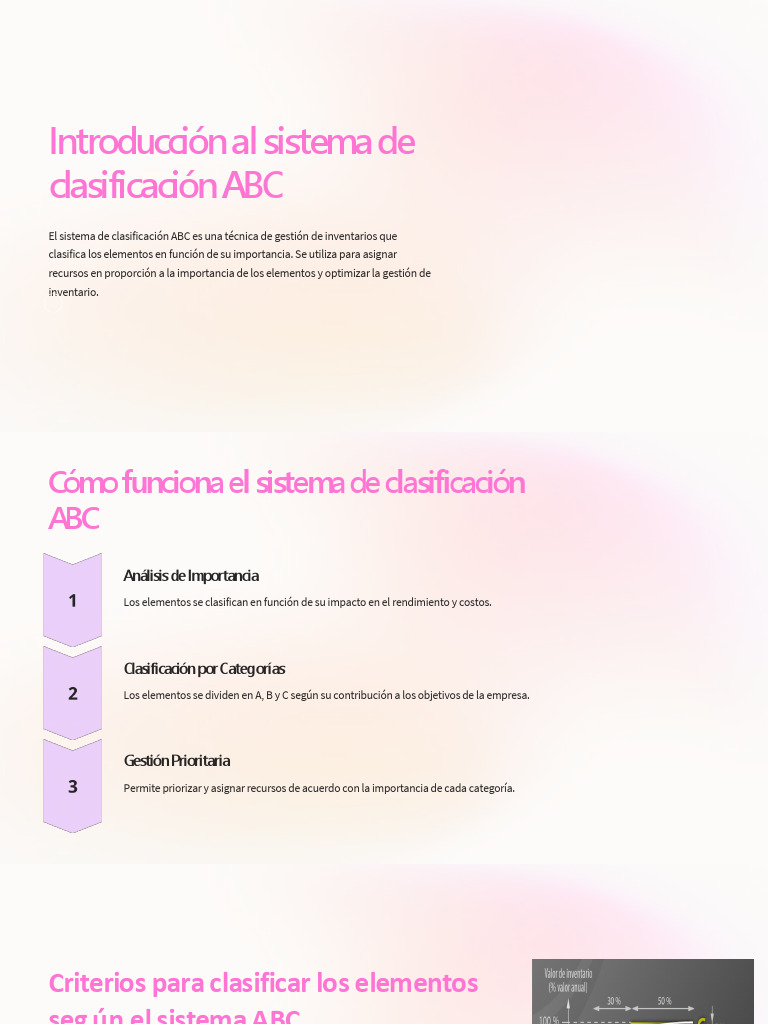 Sistema de Clasificacion Abc | PDF | Business | Logística