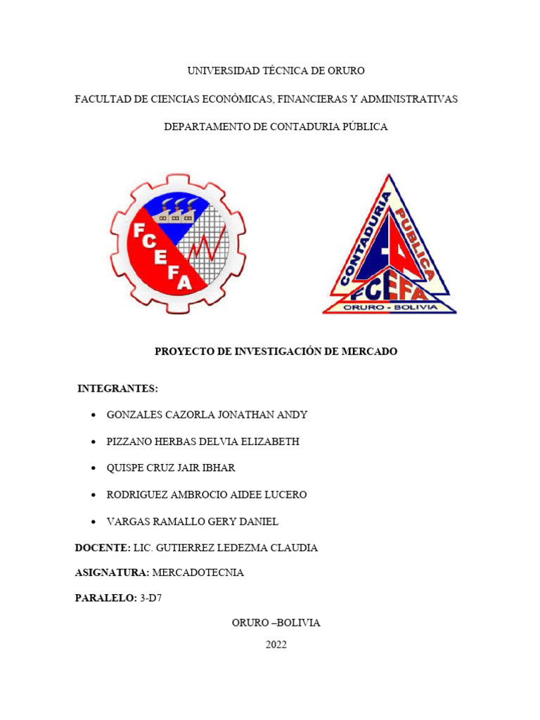 Profecto Final Final | PDF | Alimentos | Marketing