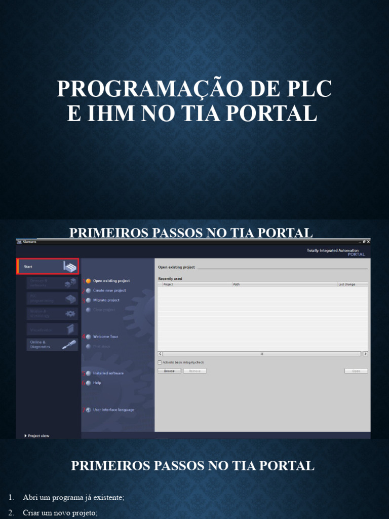 Programação de PLC e IHM No TIA Portal-1 | PDF