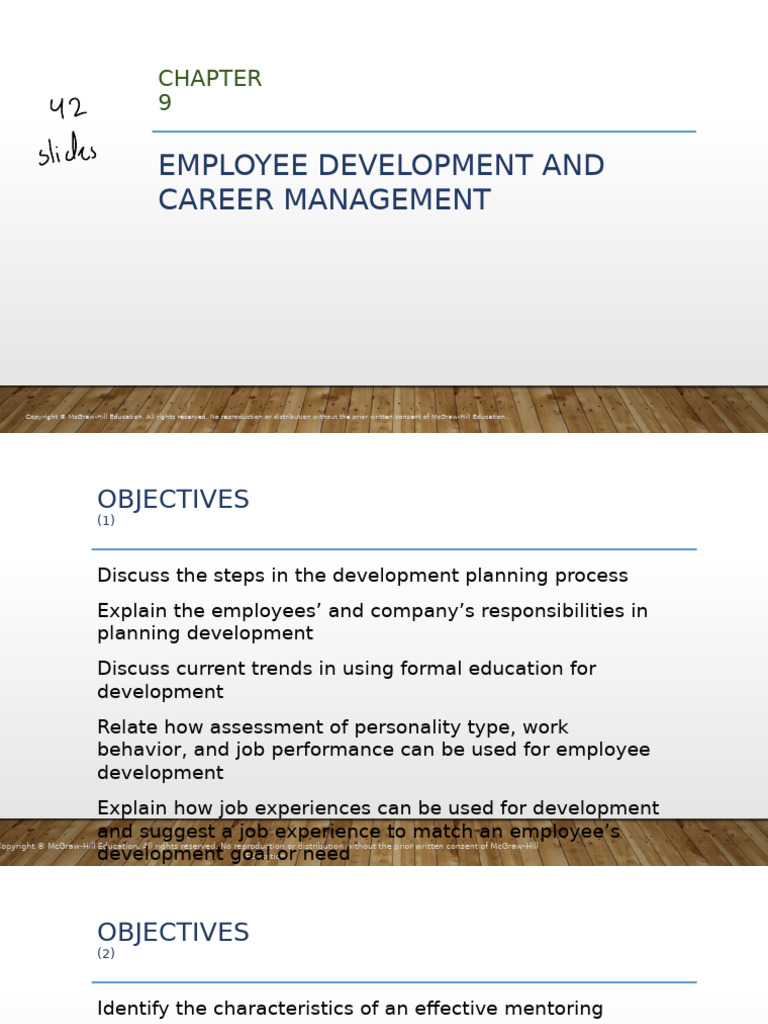 Ch9 - Employee Development and Career Management | PDF | Mentorship | Employment