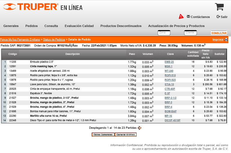 Truper en Línea 5 | PDF