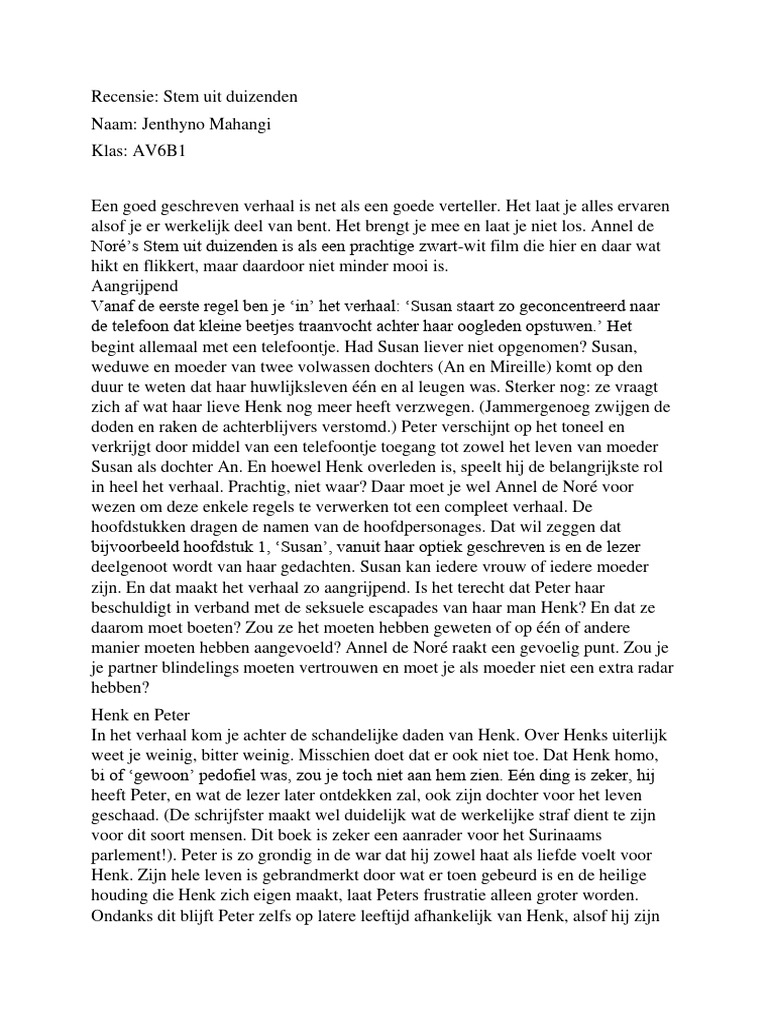 BESTAANde Recensie | PDF