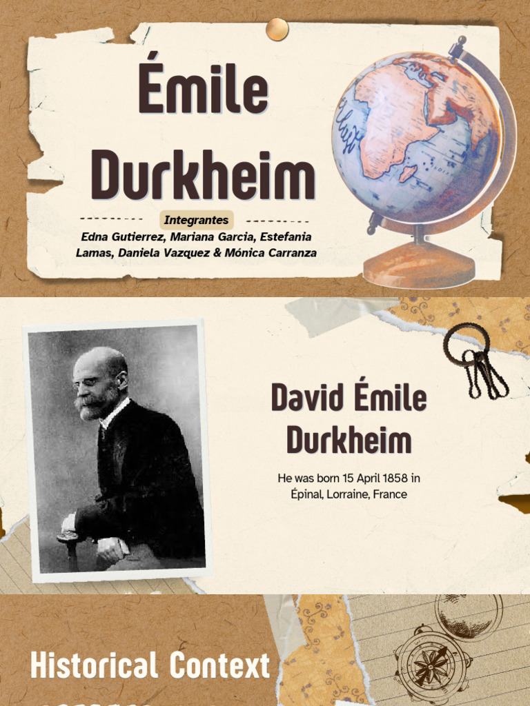 Emile Durkheim | PDF | Émile Durkheim | Sociology