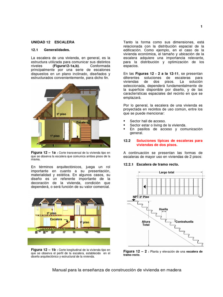 Escaleras | PDF | Escalera | Madera