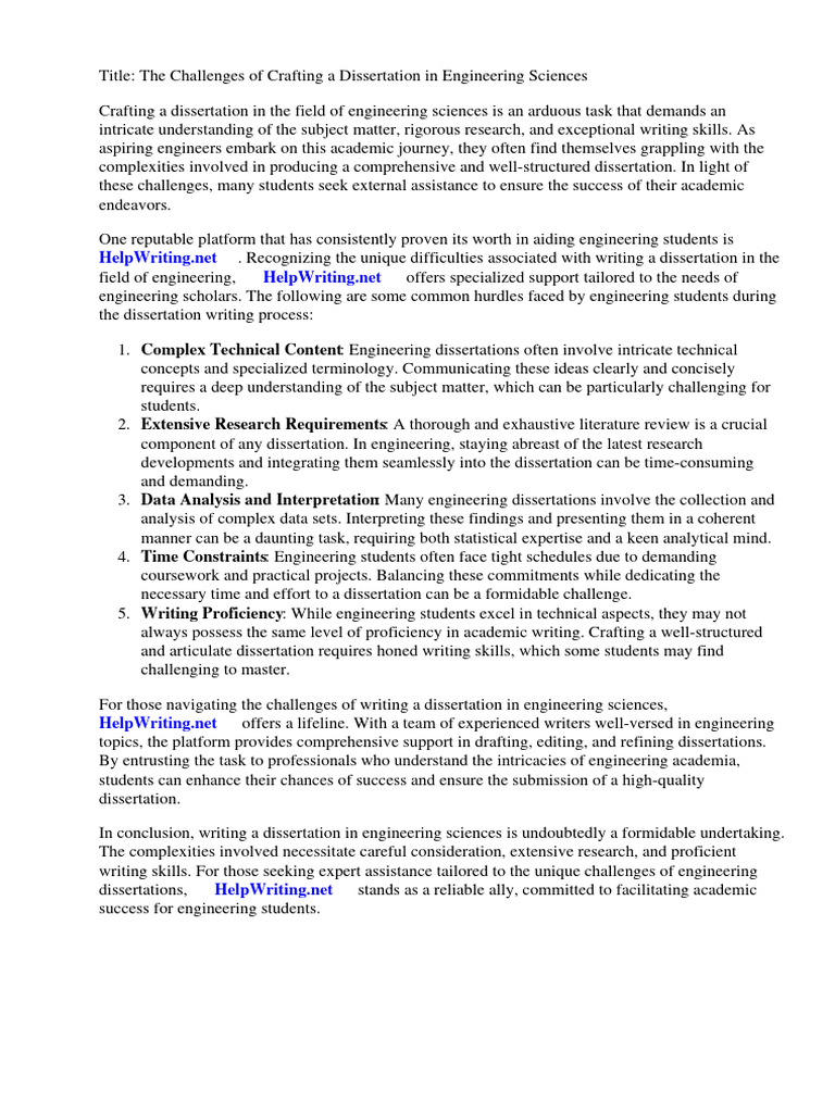 Leitfaden Dissertation Ingenieurwissenschaften | PDF | Engineering | Thesis