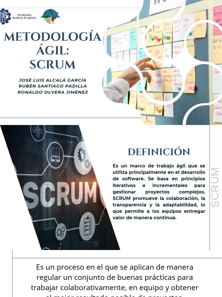 Presentación MÉTODO SCRUM | PDF | Scrum (desarrollo de software) | Informática