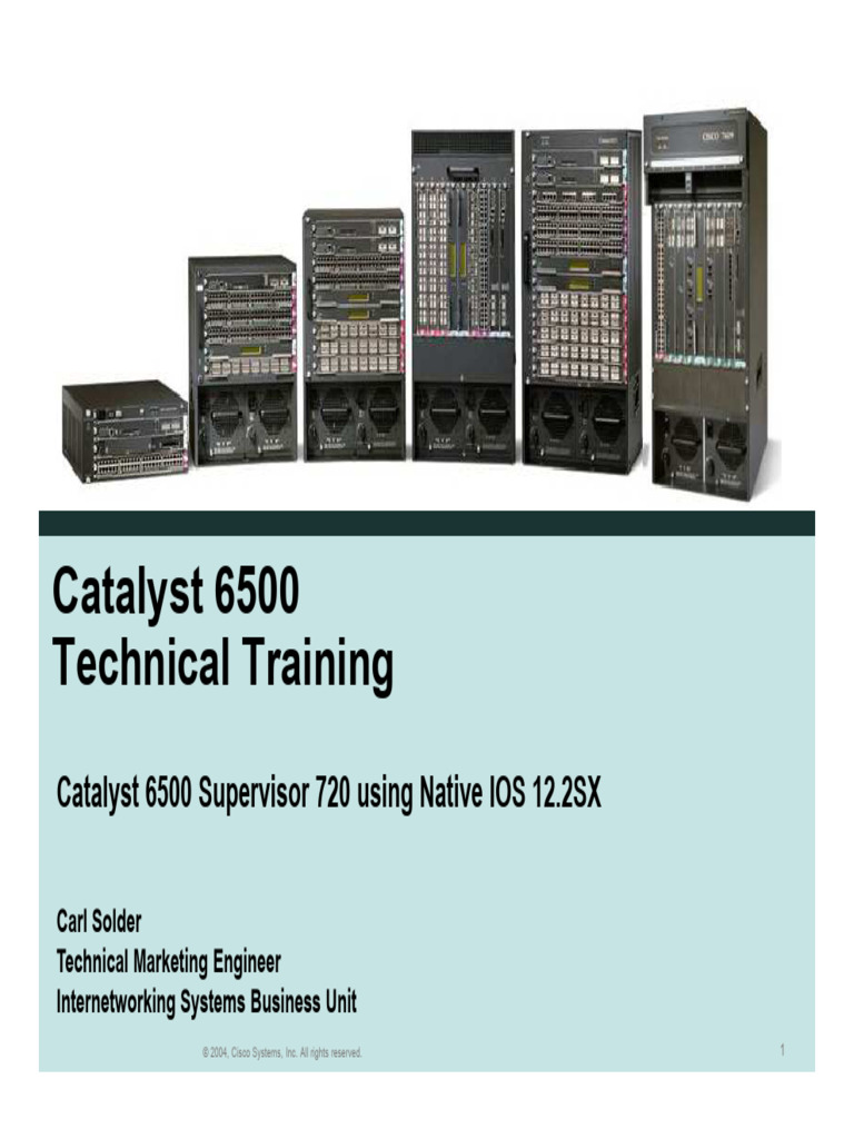 Catalyst 6500 Training | PDF | Networking | Multiprotocol Label Switching