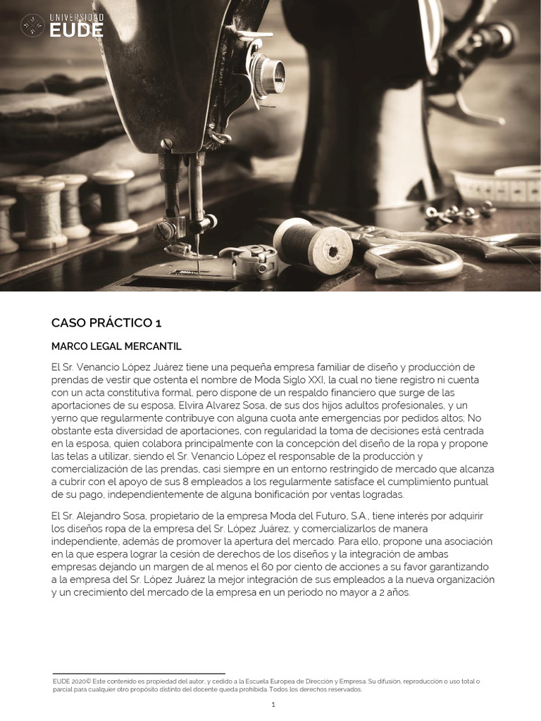 Mar Leg Mer Caso1 - Afav | PDF | Business | Propiedad