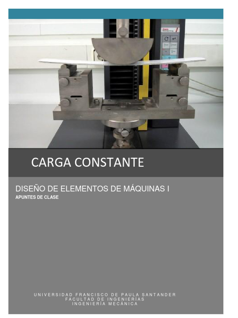 Unidad 3 Carga Constante | PDF | Deformación (ingeniería) | Fractura