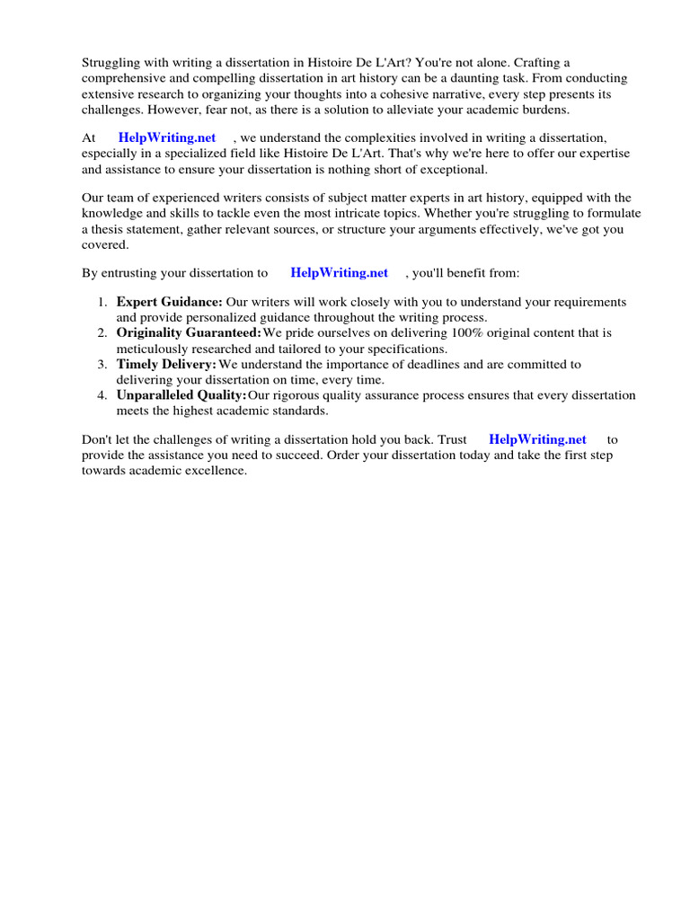Exemple Dissertation Histoire de Lart | PDF | Expert | Scribd