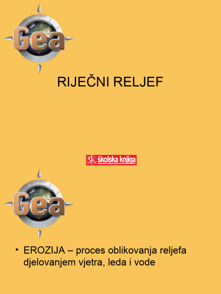3 Riječni, Obalni, Pustinjski I Krški Reljef Fito | PDF