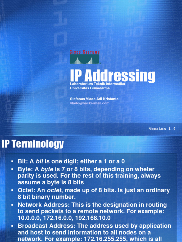 IP Address | PDF