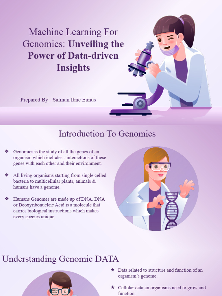 KaggleX Workshop - Machine Learning For Genomics | PDF | Genomics ...