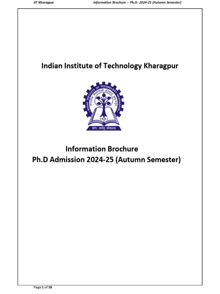 PHD Brochure | PDF | Doctor Of Philosophy | Academic Degree