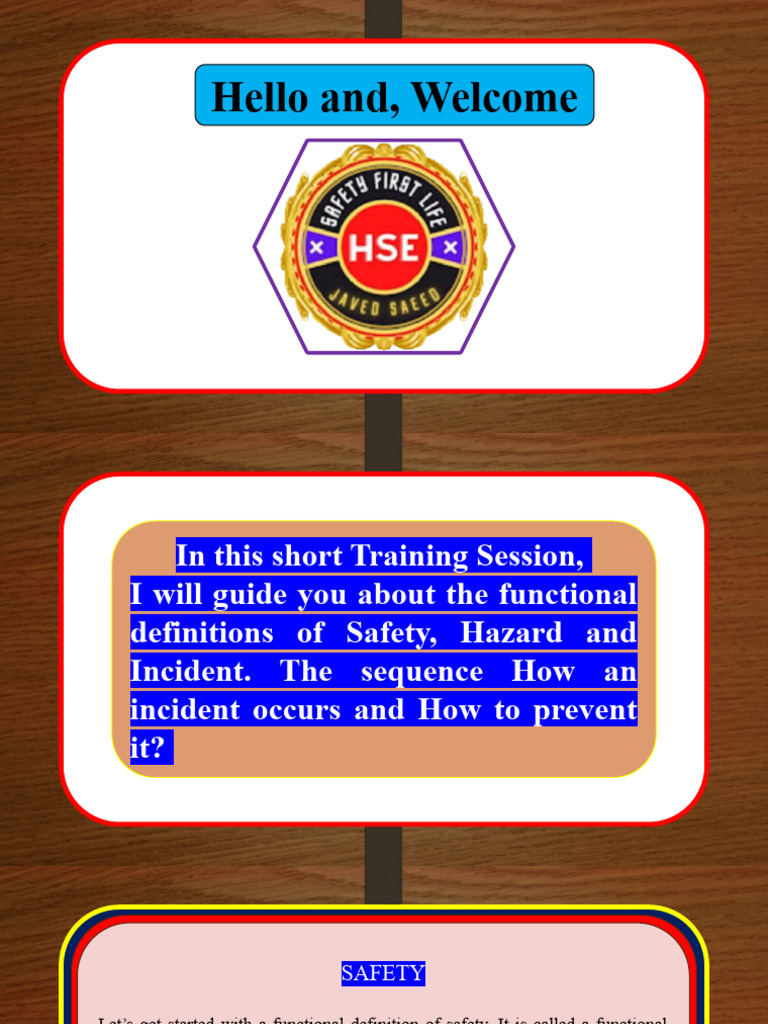 Functional Definition of Safety | PDF | Safety | Hazards Functional Definition of Safety | PDF | Safety | Hazards
