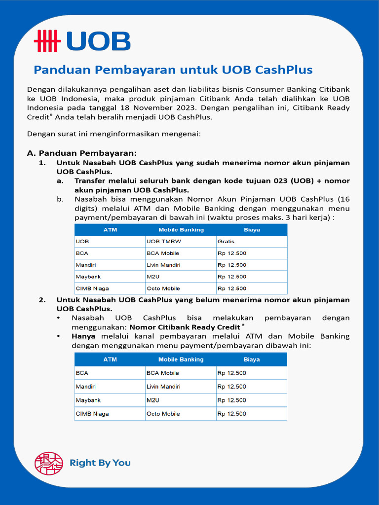 Panduan_Pembayaran_UOB_CashPlus-12823 | PDF