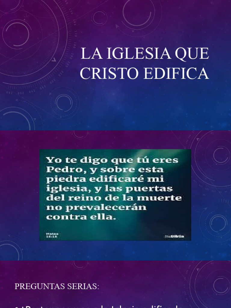 La Iglesia Que Cristo Edifica | PDF | Ciencias sociales | Filosofía
