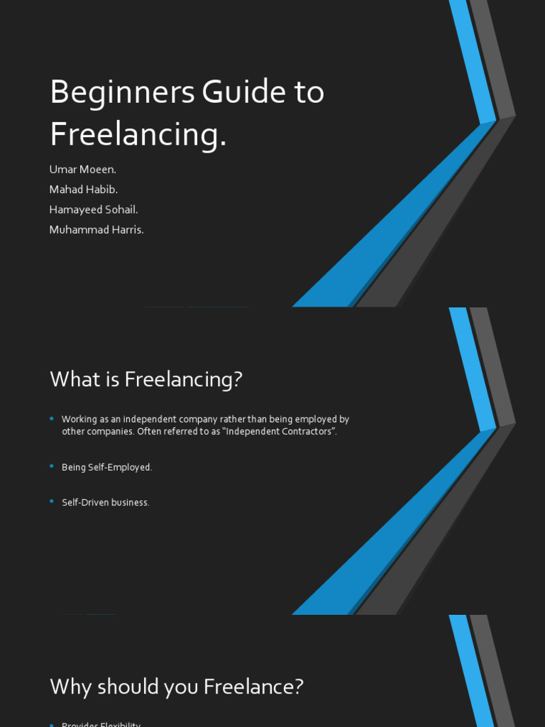 Group-7-Beginners Guide To Freelancing | PDF | Freelancer | World Wide Web