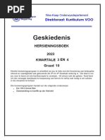 Graad 10 Geografie Hersiening KW 2 | PDF