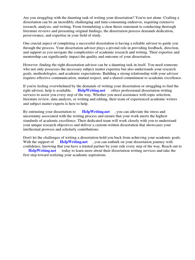 Gift Dissertation Advisor | PDF | Thesis | Expert