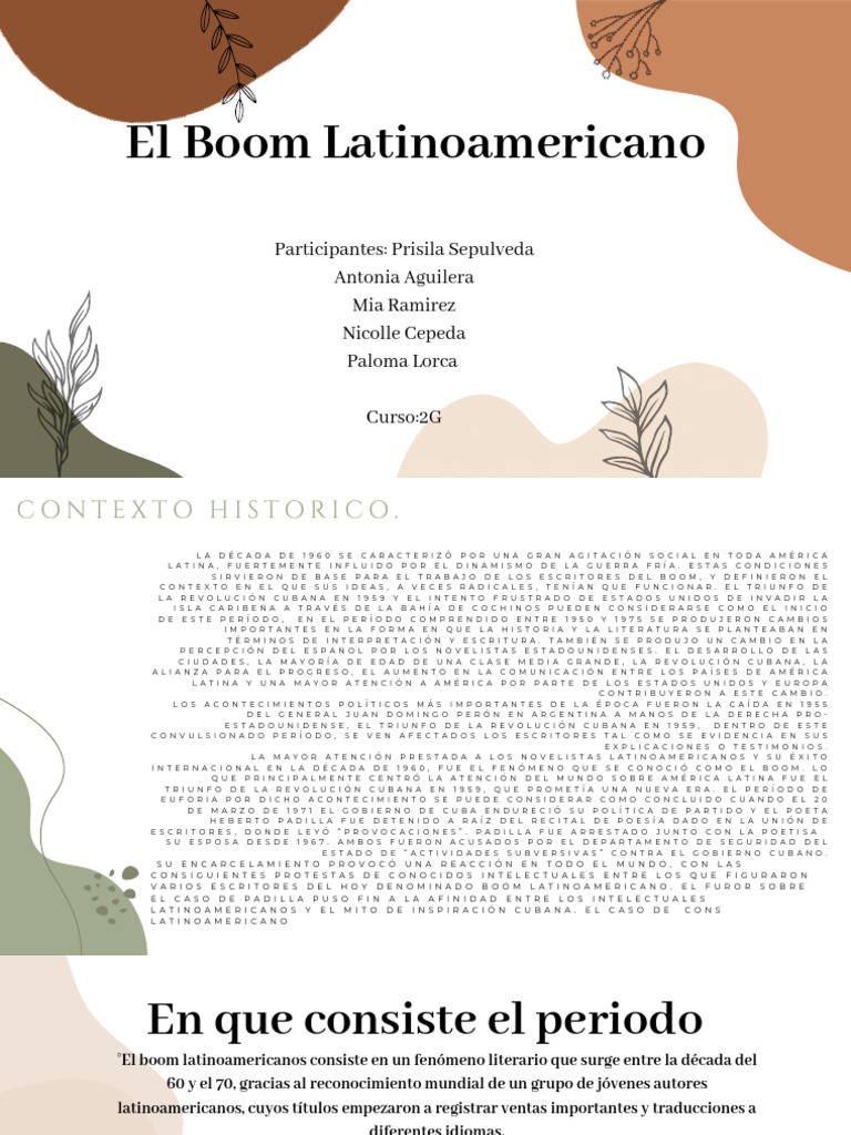El Boom Latinoamericano | PDF