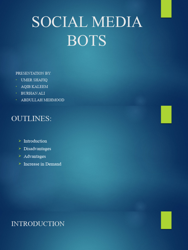 Social Media Bots | PDF | Popular Culture & Media Studies | Social Media