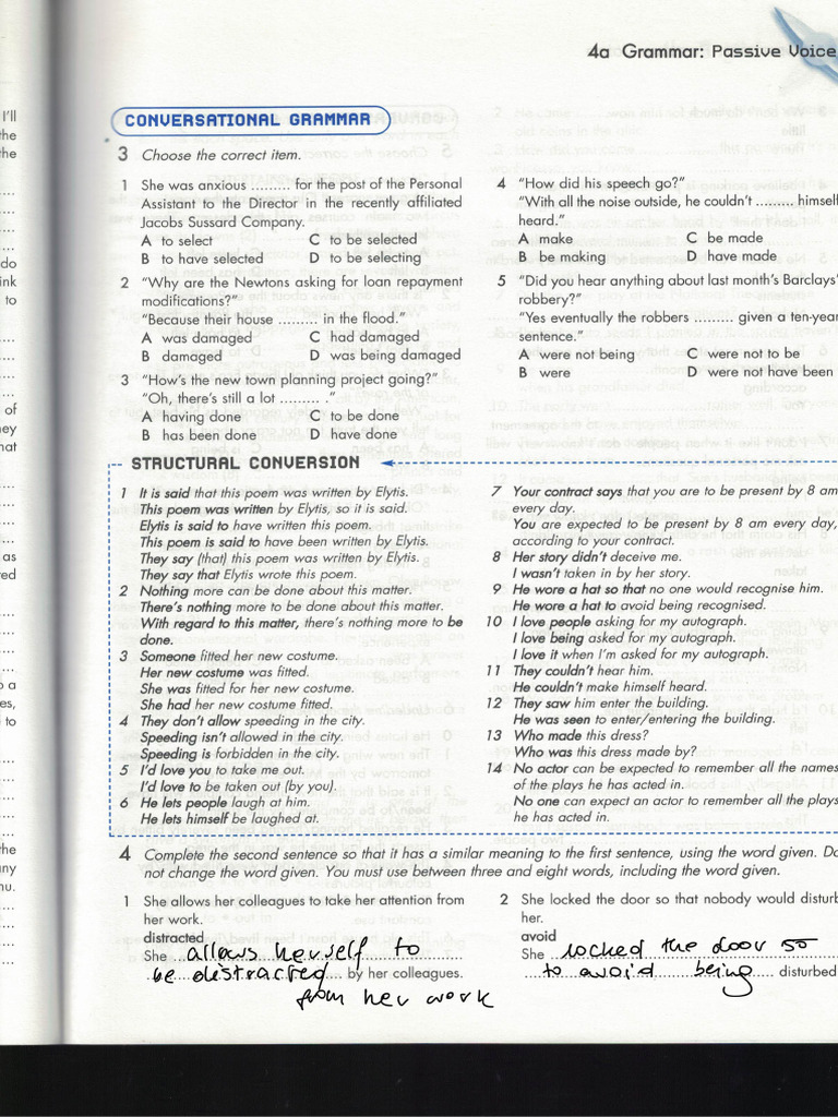 C1 Transformations Passive | PDF
