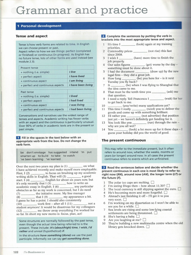 Unit 1 Grammar | PDF