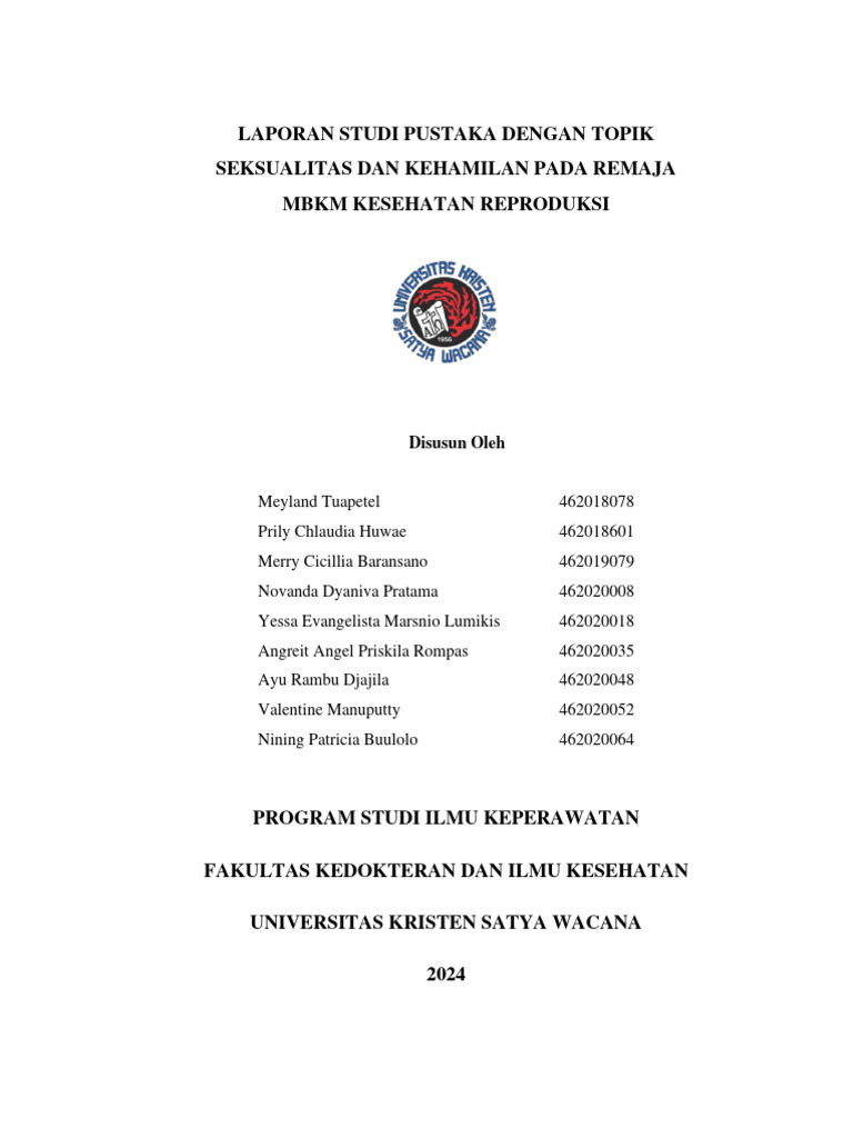 KEL 1_MBKM REPRO_TOPIC_SEKS DAN KEHAMILAN REMAJA fix | PDF
