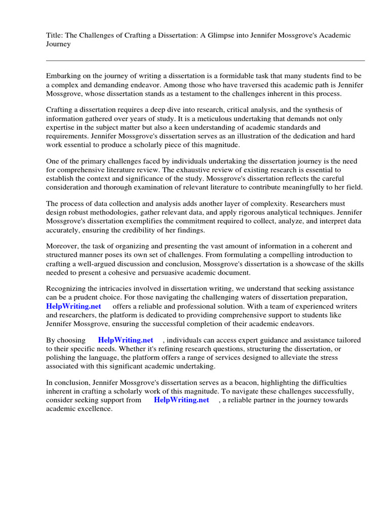 Jennifer Mossgrove Dissertation | PDF | Wechsler Adult Intelligence Scale | Intelligence Quotient