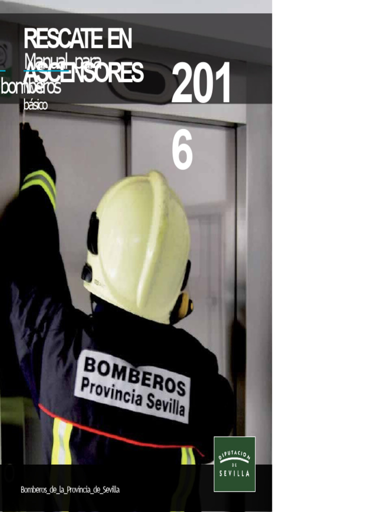 MANUAL_DE_RESCATE_EN_ASCENSOR-convertido | PDF | Ascensor | Bomba