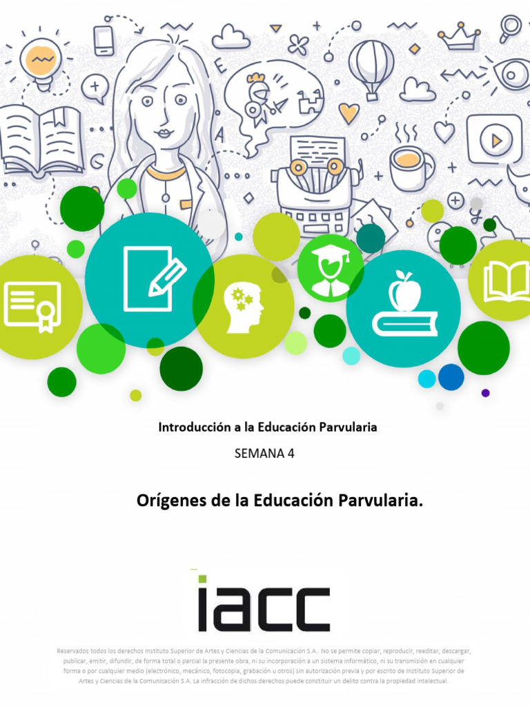 04 Introduccion A La Educacion Parvularia Contenido (100222) | PDF | Educación de la primera ...