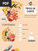 Guía de Cortes Culinarios Básicos | PDF | Artes culinarias | Vegetales