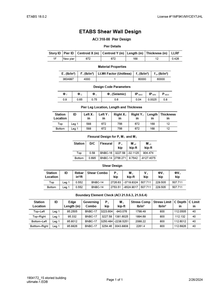 Shear Wall 1 | PDF | Applied And Interdisciplinary Physics | Materials