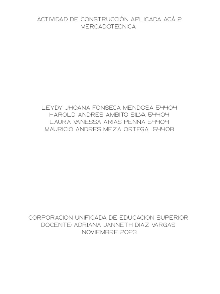 Aca 2 Mercadotecnia | PDF | Transporte | Arancel