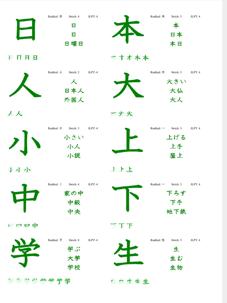 Vdocuments - MX Kanji-Flashcards | PDF