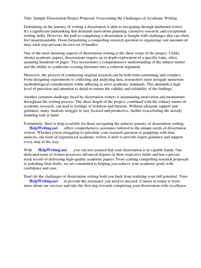 Sample Dissertation Project Proposal | PDF | Social Networking Service ...