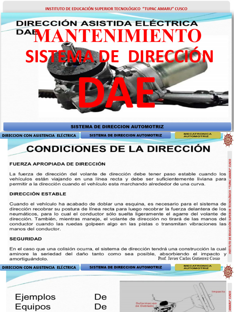 Mantenimiento Sistema Dae | PDF