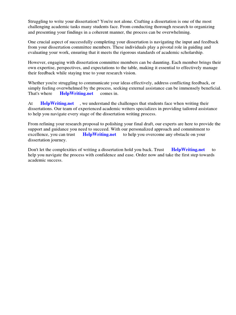 Dissertation Committee Members | PDF | Thesis | Doctorate