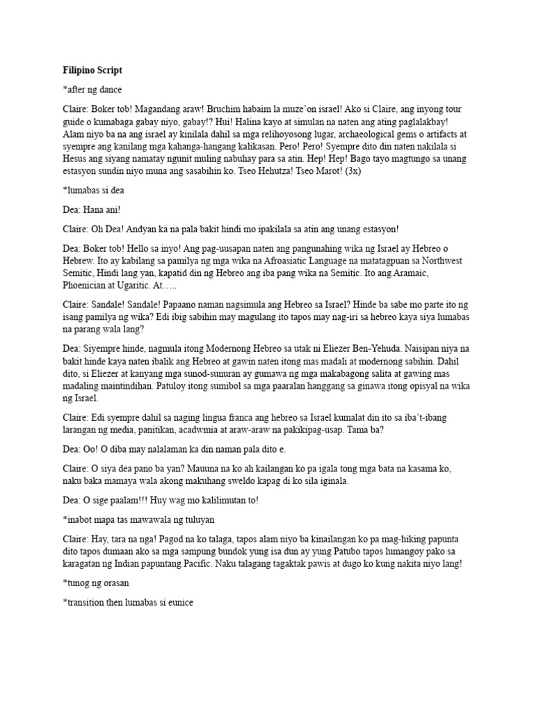 Filipino Script | PDF