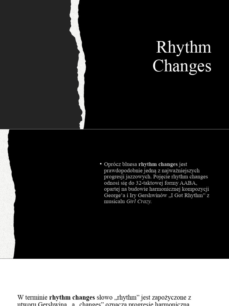 Rhythm Changes | PDF