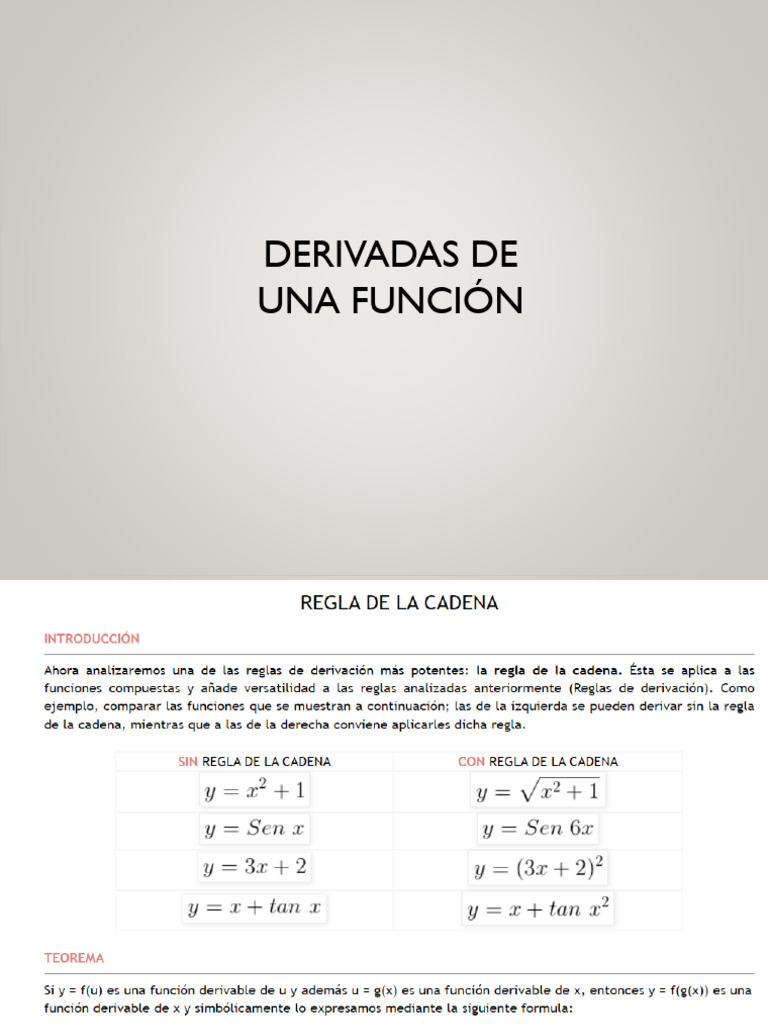 Clase 2 Derivadas | PDF