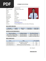Contoh CV Pelaut untuk Pemula | PDF