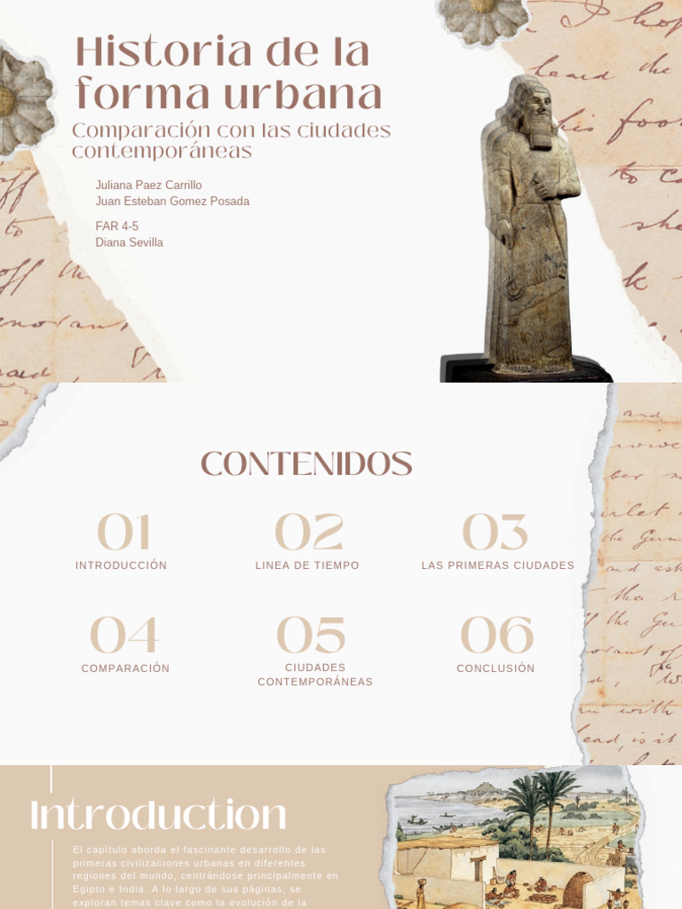 Historia de La Forma Urbana - Las Primeras Ciudades | Descargar gratis ...