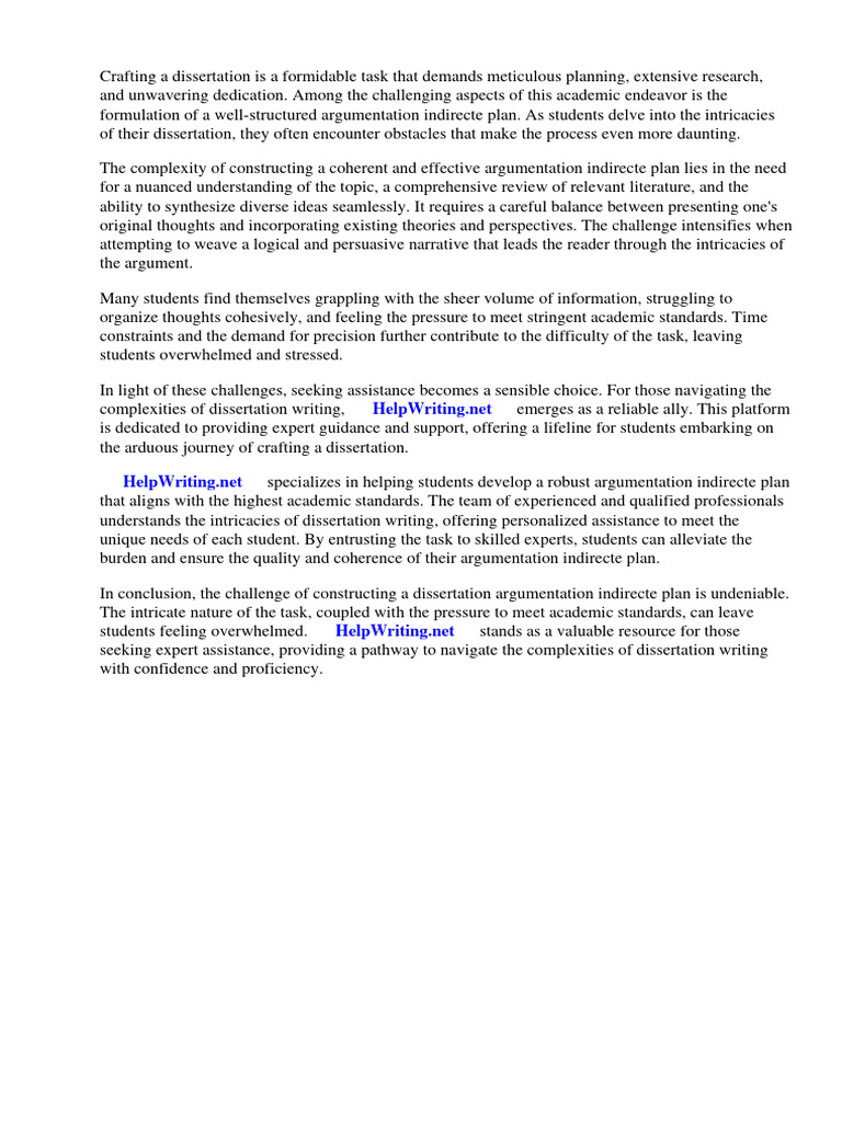 Dissertation Argumentation Planning Guide | PDF | Essays | Argument