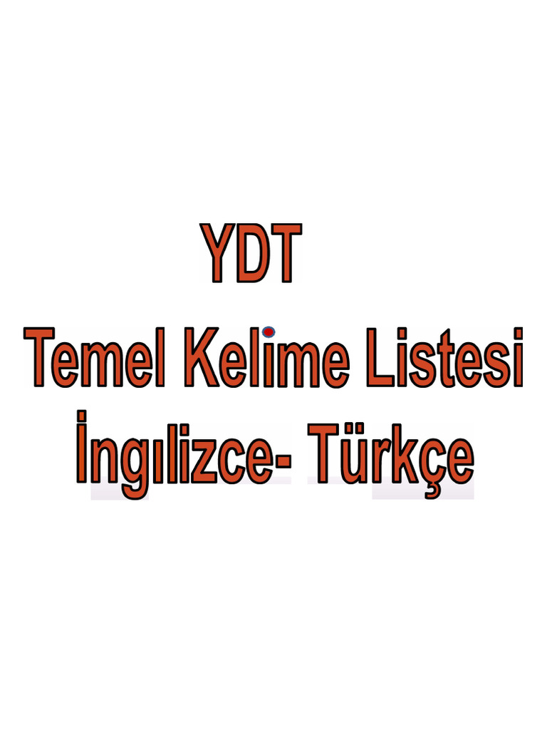 YDS YOKDIL YDT Sinavlarinda Cok Cikan 30 | PDF