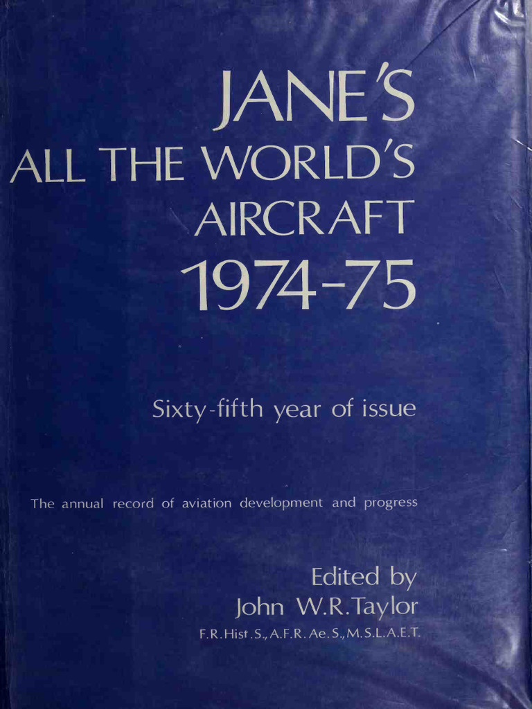 Jane's All The World's Aircraft 1974-75 | Download Free PDF | Unmanned ... Jane's All The World's Aircraft 1974-75 | Download Free PDF | Unmanned ...
