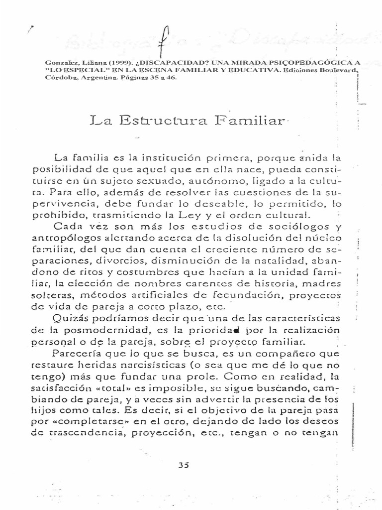 La Estructura Familiar | PDF