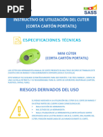 Uso Correcto Del Cutter | PDF