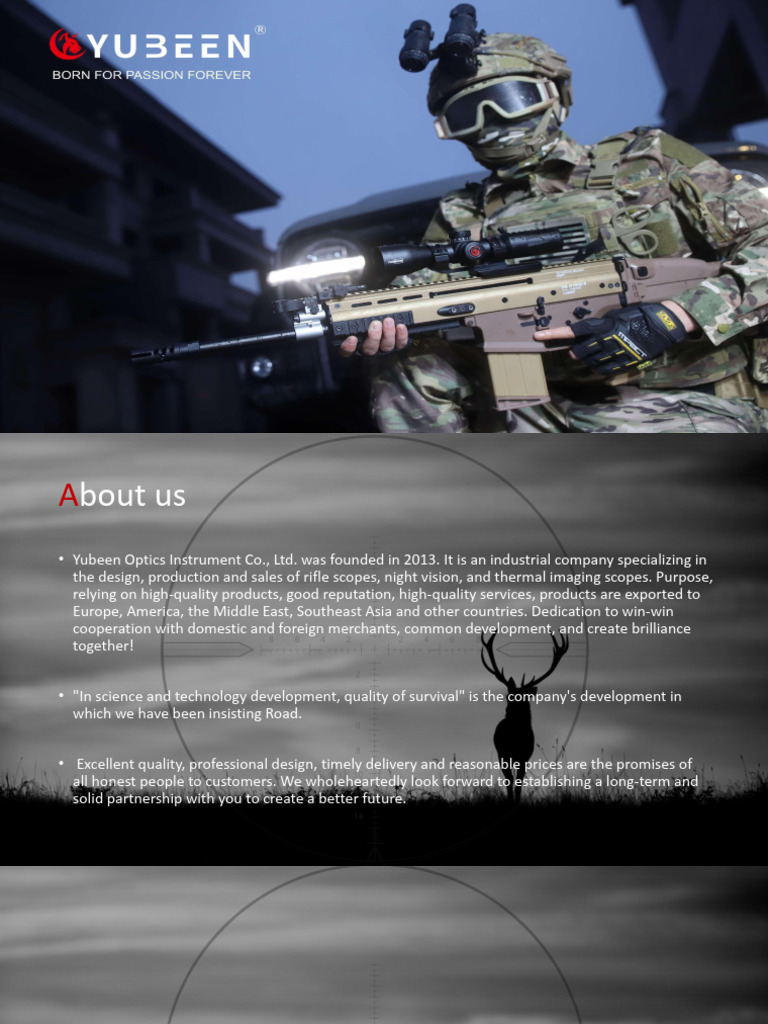 YUBEEN CATALOGUE-2023 | PDF | Telescopic Sight | Equipment